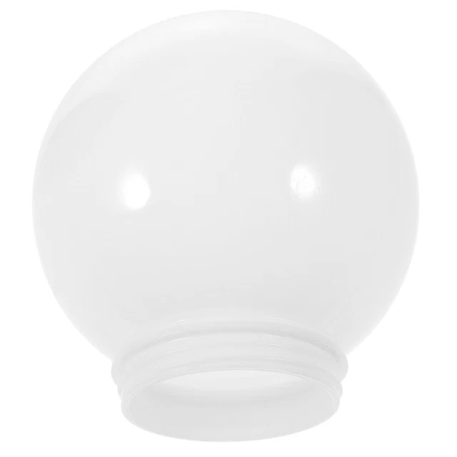 ACRYLIC LAMP POST Globe Fitter Neck Round Light Globe Pole Outdoor ...