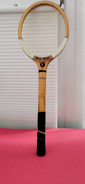 PRO SHOT VINTAGE 80s 90s WOODEN RACKET TENNIS SQUASH- Ref 0050 £5.00 ...