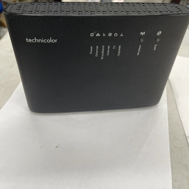 TECHNICOLOR TG588V V2 ADSL2+ VDSL WiFi router NO PSU £15.00 - PicClick UK