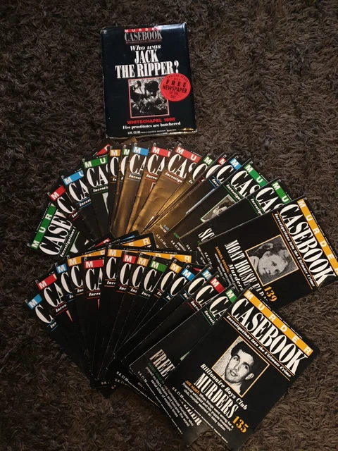 90S 32X BUNDLE Murder Casebook Magazines, Including No 1 Yorkshire ...