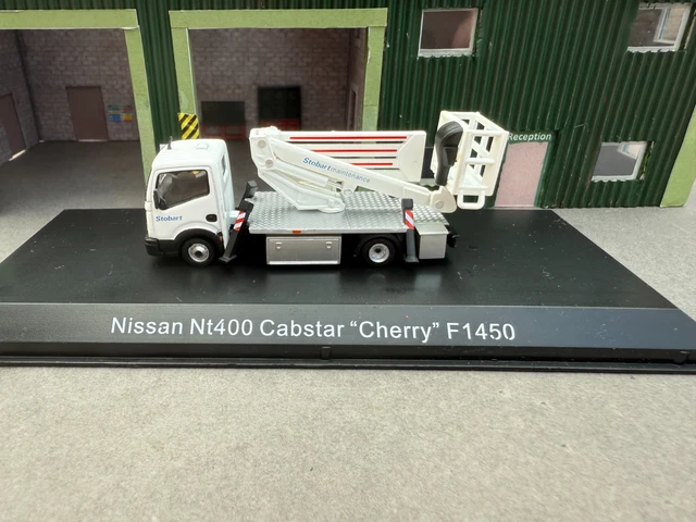 ATLAS STOBART NISSAN Cab Star "Cherry" F1450 Cherry picker £20.00 - PicClick UK
