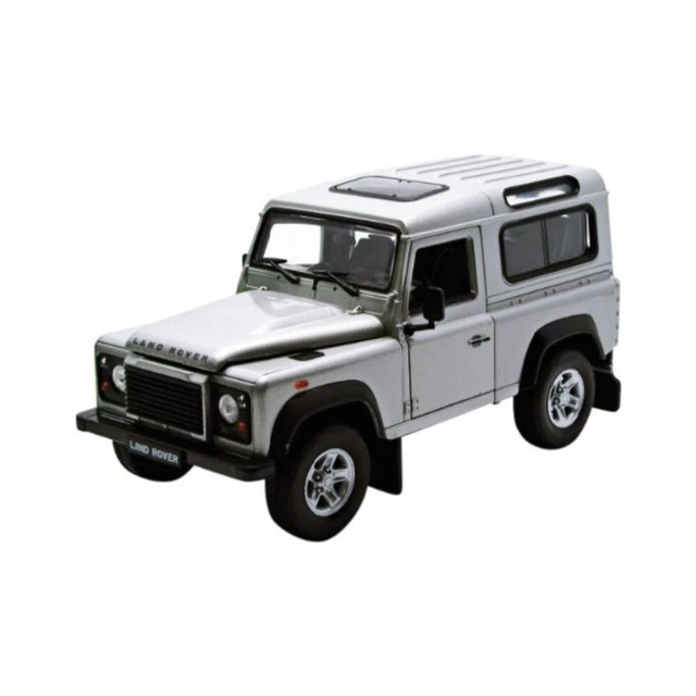 WELLY LAND ROVER Defender die-cast metal model NEX Silver Land Rovers 1 ...