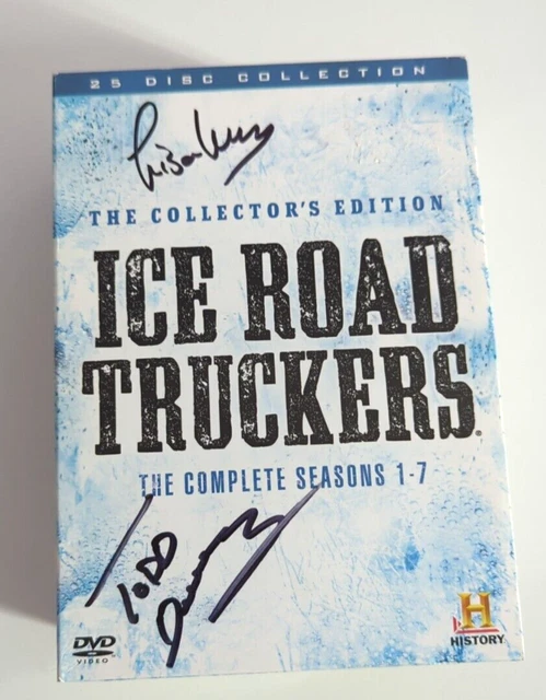 ICE ROAD TRUCKERS Series 1-7 Complete Box Set (DVD 2014) Signed By 2 Of ...
