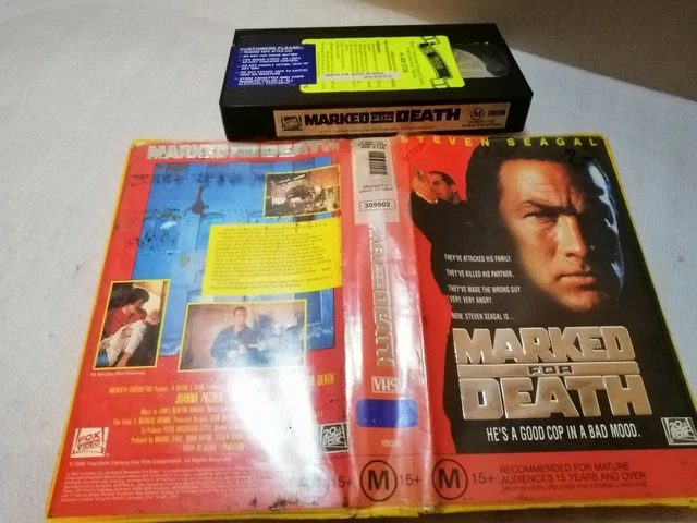 MARKED FOR DEATH (1990) - Rare CBS/FOX 1st Big Case Vhs Issue - CRIME ...