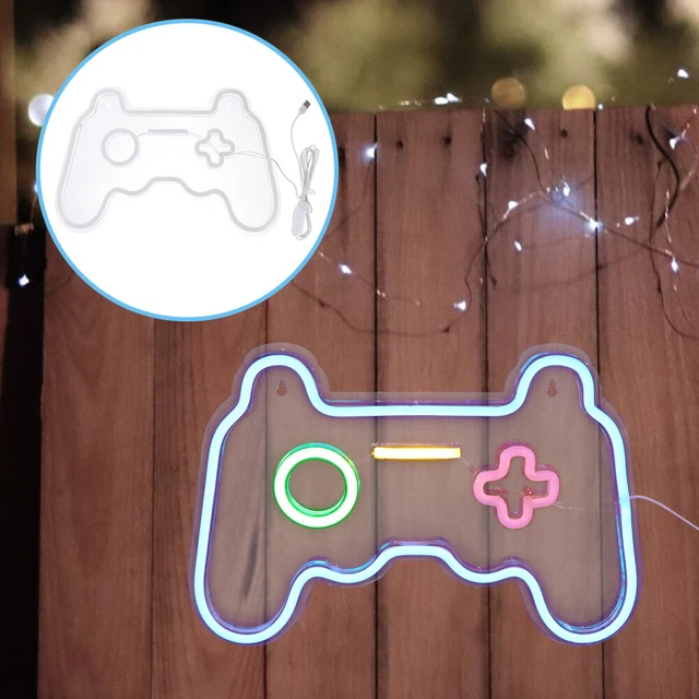 NEON CONTROLLER SIGN Game Light Standing Lamp Lights Decorative £34.99 ...