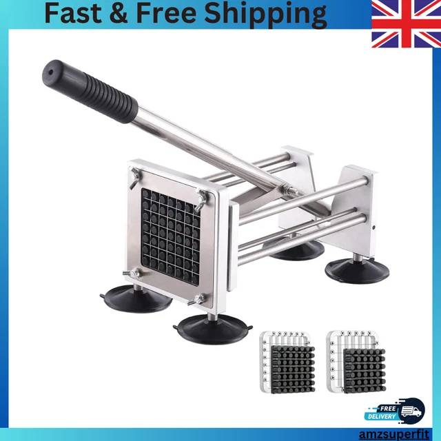 CHIP CUTTER MACHINE, Canirologas Professional Potato Chipper Stainless ...