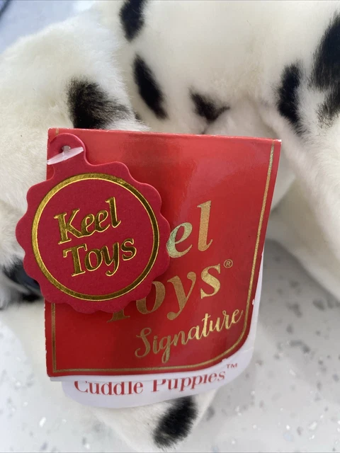 KEEL TOYS 32CM Signature Cuddle Puppy Dalmatian £17.99 - PicClick UK