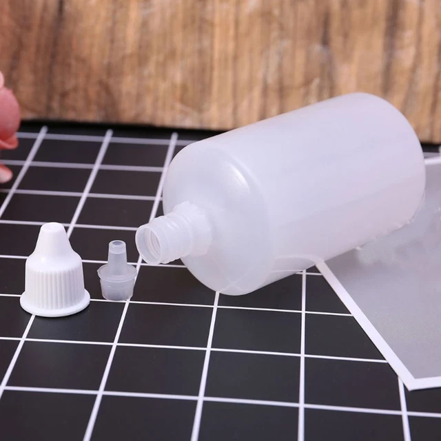 LIQUID SAMPLE EMPTY Plastic Paper Quilling Glue Applicator Squeeze ...