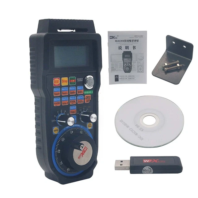 WIRELESS 6 AXIS CNC MACH3 Electronic Handwheel Manual Controller USB ... WIRELESS 6 AXIS CNC MACH3 Electronic Handwheel Manual Controller USB ...