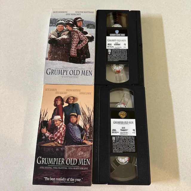 GRUMPY GRUMPIER OLD Men 2 VHS Lot JACK LEMMON Walter Matthau £3.54 ...