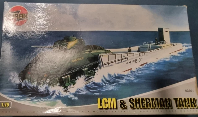 AIRFIX SCALE MODEL kit LCM & Sherman Tank 1:76 Unbuilt $49.99 - PicClick AU