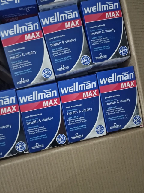 VITABIOTICS WELLMAN MAX Tablets 84 Count £14.23 - PicClick UK