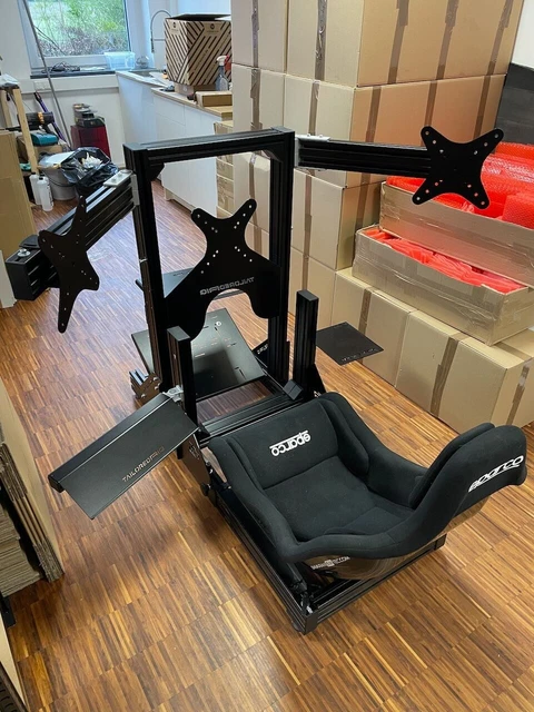 SIM RACING RIG - Tripple Screen - Mit Sparco Sitz Und Viel Extra ...