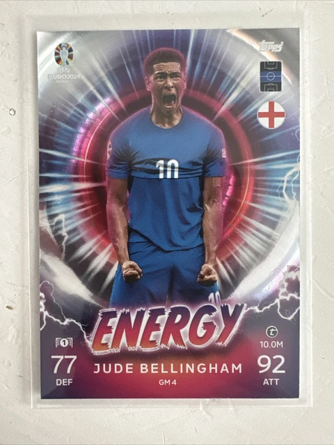 MATCH ATTAX EURO 2024 Jude Bellingham Energy Card GM4 £5.50 - PicClick UK