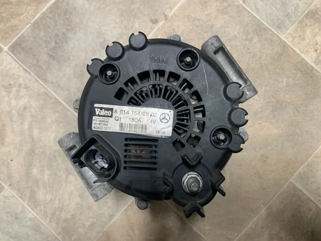 10-13 MERCEDES W221 S400 Hybrid V6 3.5L Alternator 180 Amp 0141542802 ...
