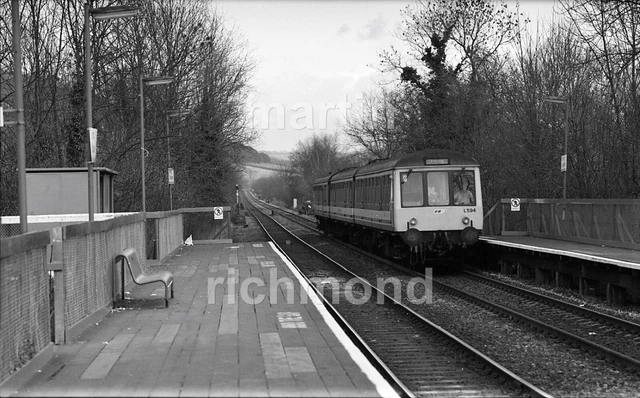 DEEPDENE STATION DMU L594 11.2.89 John Vaughan Negative RN347 £2.99 ...