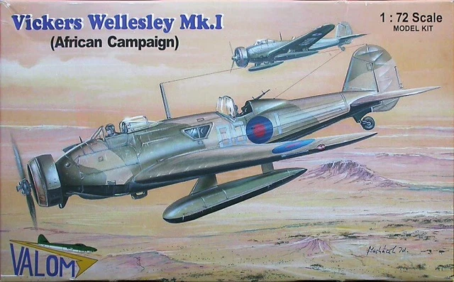 VALOM 72090 1:72ND Vickers Wellesley Mk.I (African Campaign) British ...