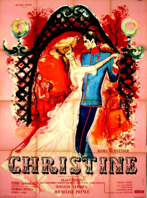ROMY SCHNEIDER ALAIN Delon CHRISTINE Pierre Gaspard-Huit 1958 120x160 ...