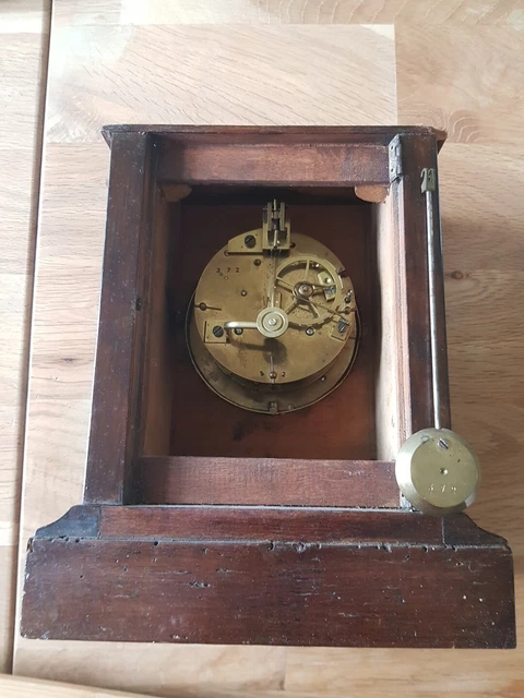 ANTIQUE CHIMING FRENCH Clock Movement 80mm Two Train Pendulum Both ...