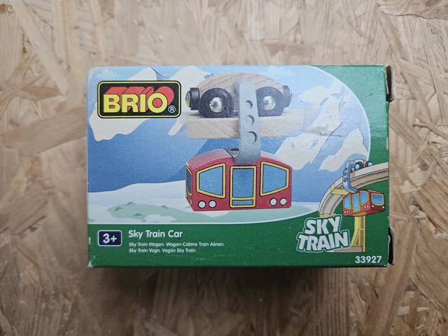BRIO SKY TRAIN Car 33927 2003 Boxed Vintage Wooden Trains Railway £49. ...