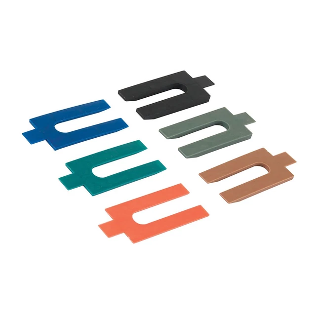 PLASTIC PACKERS ASSORTED Colour Coded Lining Cladding Glazing Fixing 1 ...