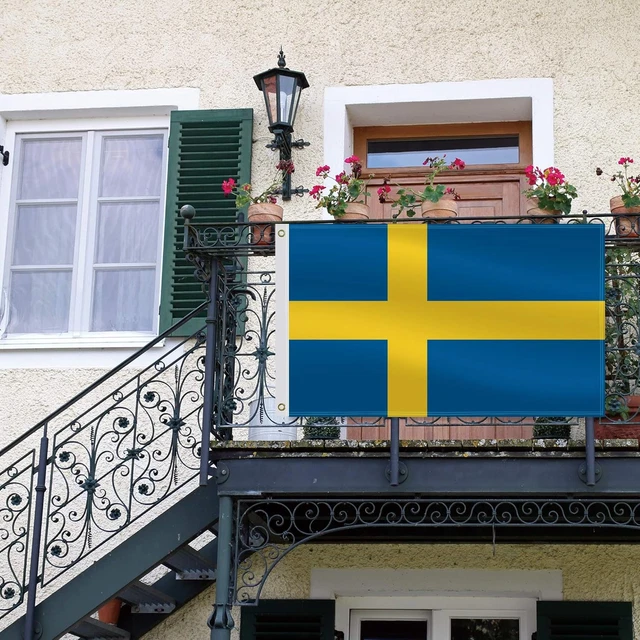 3×5 FT SWEDEN Flag,Large Swedes National Decor,Double Side Digital ...