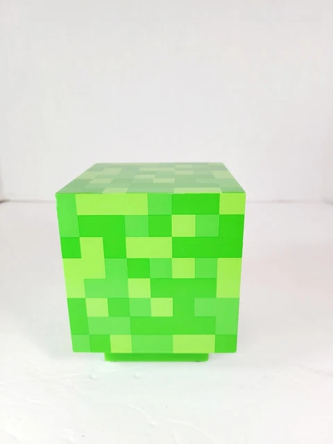 MINECRAFT CREEPER LIGHT w Sound Table Desk Lamp Night Light Mood Room ...