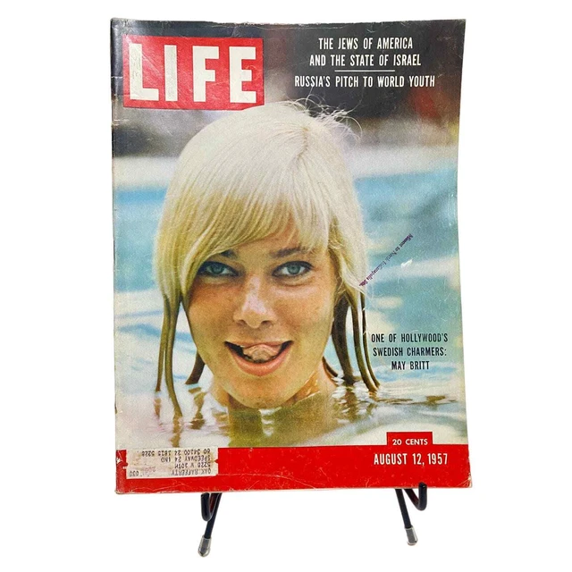 LIFE MAGAZINE AUGUST 12 1957 The Jews of America And The State of ...