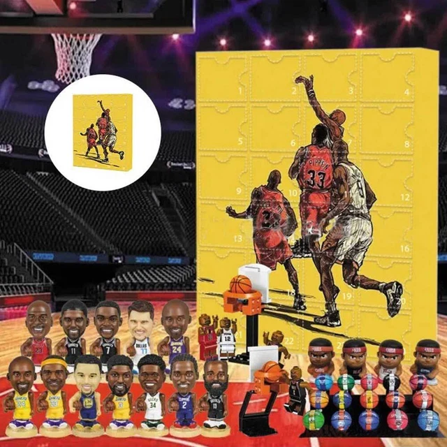 NBA 2025 CHRISTMAS Countdown Advent Calendar 24 Days -Figure Blind Box ...