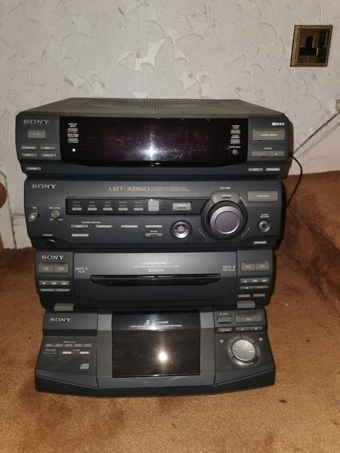 SONY LBT-XB60 COMPACT Hi-Fi Stereo System 5 Cd Changer £99.00 - PicClick UK