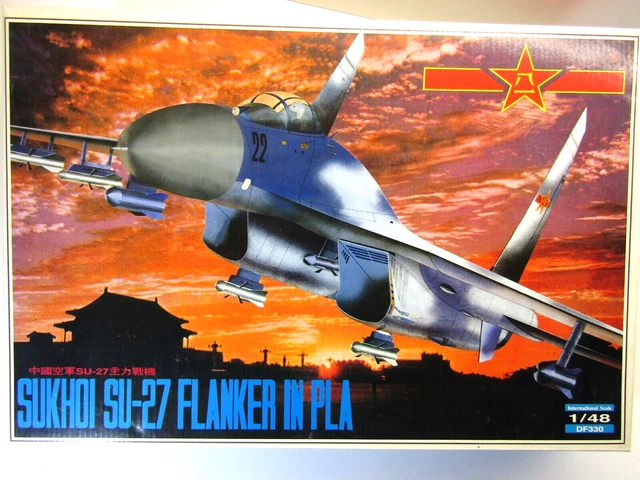 ZHENGDEFU 1:48 SCALE Sukhoi SU-27 Flanker in PLA Model Kit - Kit ...