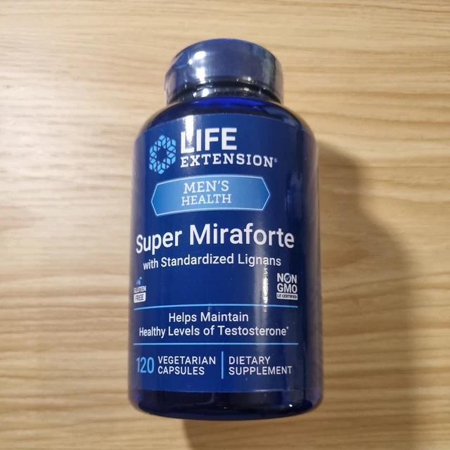 SUPER MIRAFORTE W Standardized Lignans 120 Caps - Life Extension ...