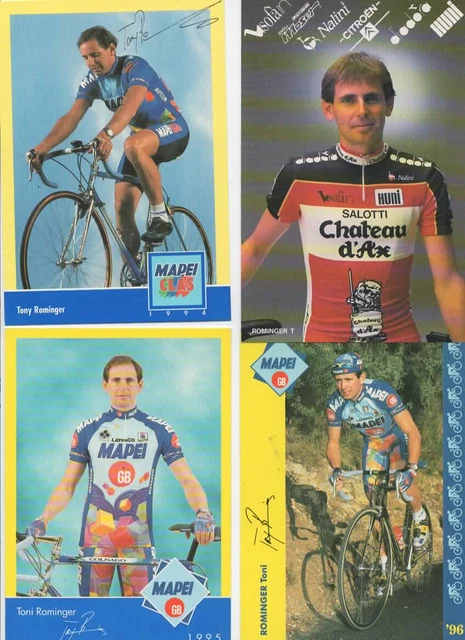 TOUR DE FRANCE Cyclisme 4 Cartes De Tony Rominger EUR 3,50 - PicClick FR