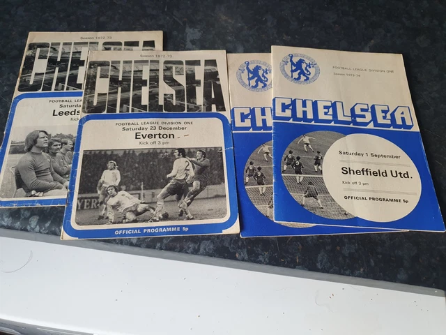 COLLECTION OF CHELSEA Programmes And Memorabilia 1970s and 2000s £6.96 ...