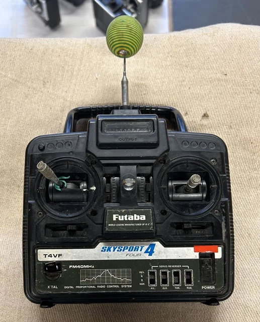 VINTAGE FUTABA T4VF SkySport 4 4-Channel 40MHz RC Radio Control ...