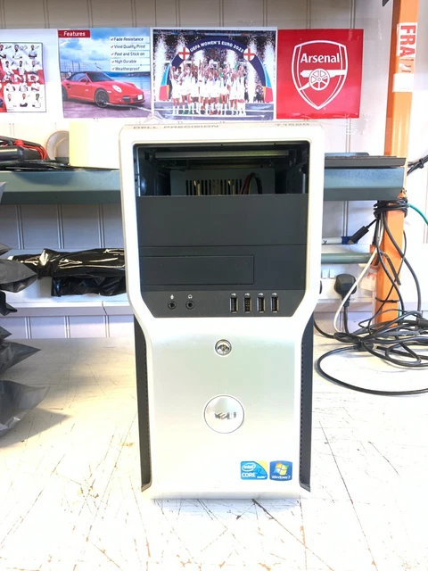 DELL PRECISION T1500 Micro Atx Pc Case + Windows 7 Pro Licenses £19.99 ...