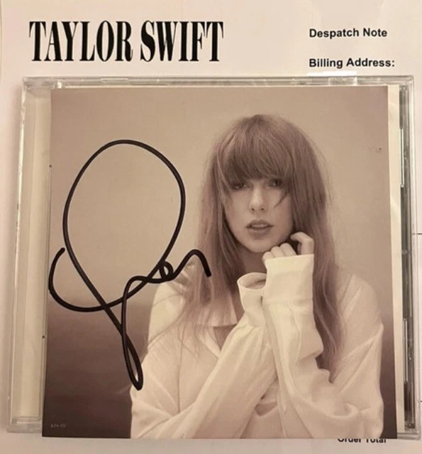 TAYLOR SWIFT SIGNED CD The Tortured Poets Department TTPD *IN HAND ...