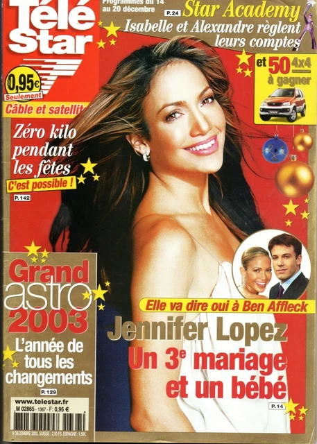 TV STAR 2002: Jennifer Lopez_ Lara Fabian_Renaud_Benedicte Delmas ...