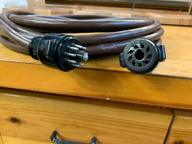 LESLIE 9-PIN MALE to 9-pin Female 30 feet Cable Tested Great condition ...