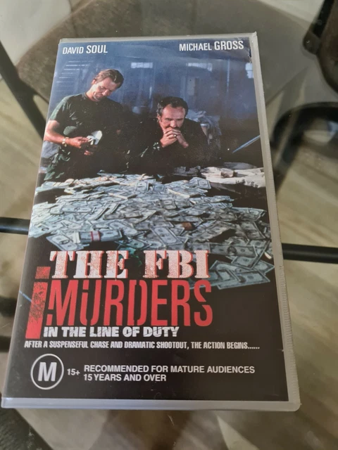 VHS VIDEO THE Fbi Murders In The Line Of Duty David Soul Michael Gross ...