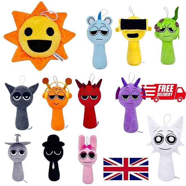 SPRUNKI PLUSH TOY Simon Oren Winda Sprunki Character Doll Plush Toy ...