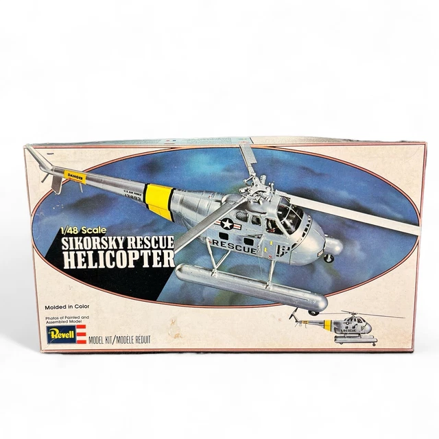 REVELL SIKORSKI H-19 Rescue Helicopter 1/48 Scale Kit #H-173 New In Box ...
