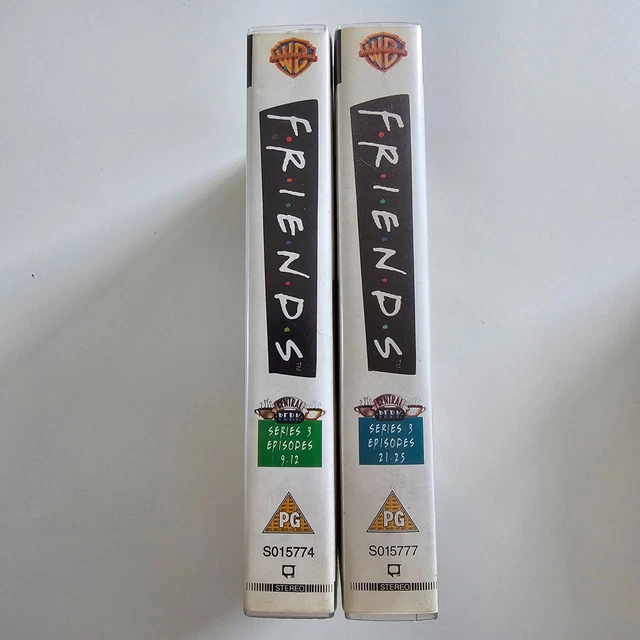 FRIENDS VHS BOX Set Series 3 - 2x Video Tapes Used £3.50 - PicClick UK