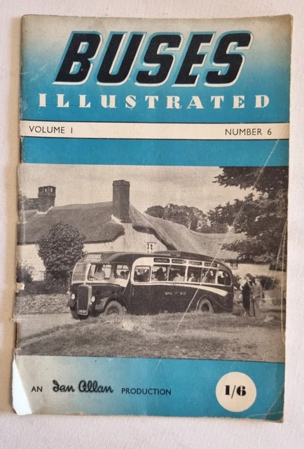 RARE VINTAGE BUSES Illustrated magazine Vol 1 No 6 (June 1950) £9.99 ...