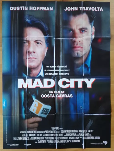 MAD CITY DUSTIN hoffman john travolta affiche cinema originale 160x120 ...