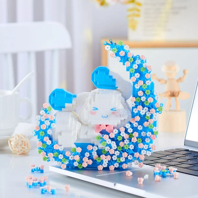 SANRIO CINNAMOROLL BUILDING BLOCK KUROMI figure HELLO KITTY MY MELODY ...