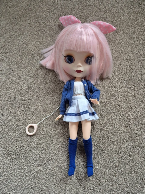 1/6 SCALE PINK Hair + Nice Outfit Blythe Fashion Joint Body Doll 30Cm £ ...