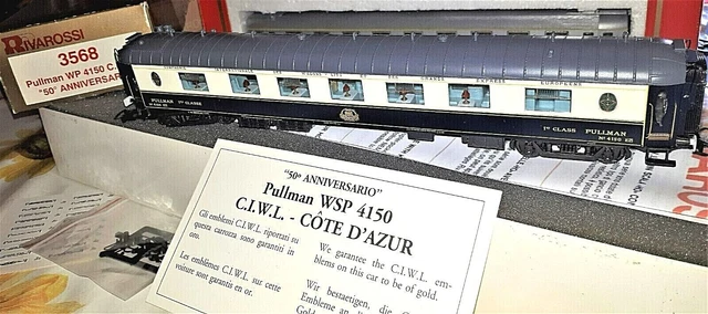 RIVAROSSI HO CARROZZA Ciwl Pullman Wp 4150 Fregi Oro Like New Box Art ...