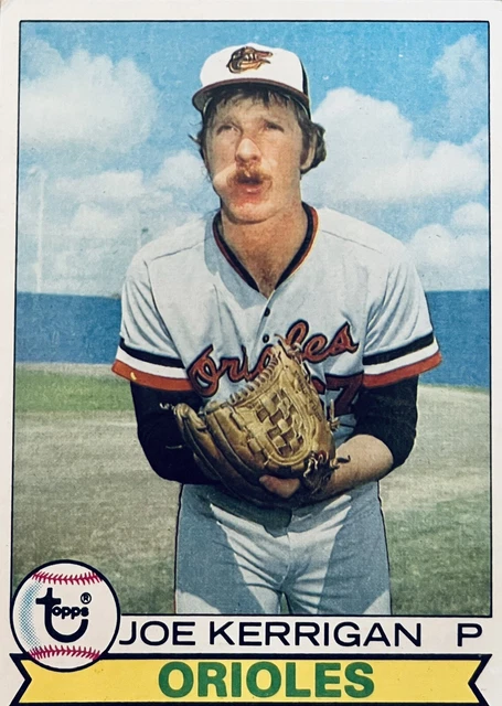 CARTE À COLLECTIONNER vintage 1979 topps Joe Kerrigan Baltimore Orioles ...