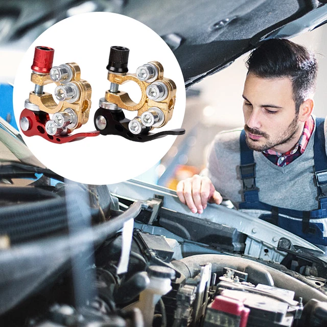 BOATS BATTERY TERMINAL Connector Positive Negative Pole Clamps SUV Van ...